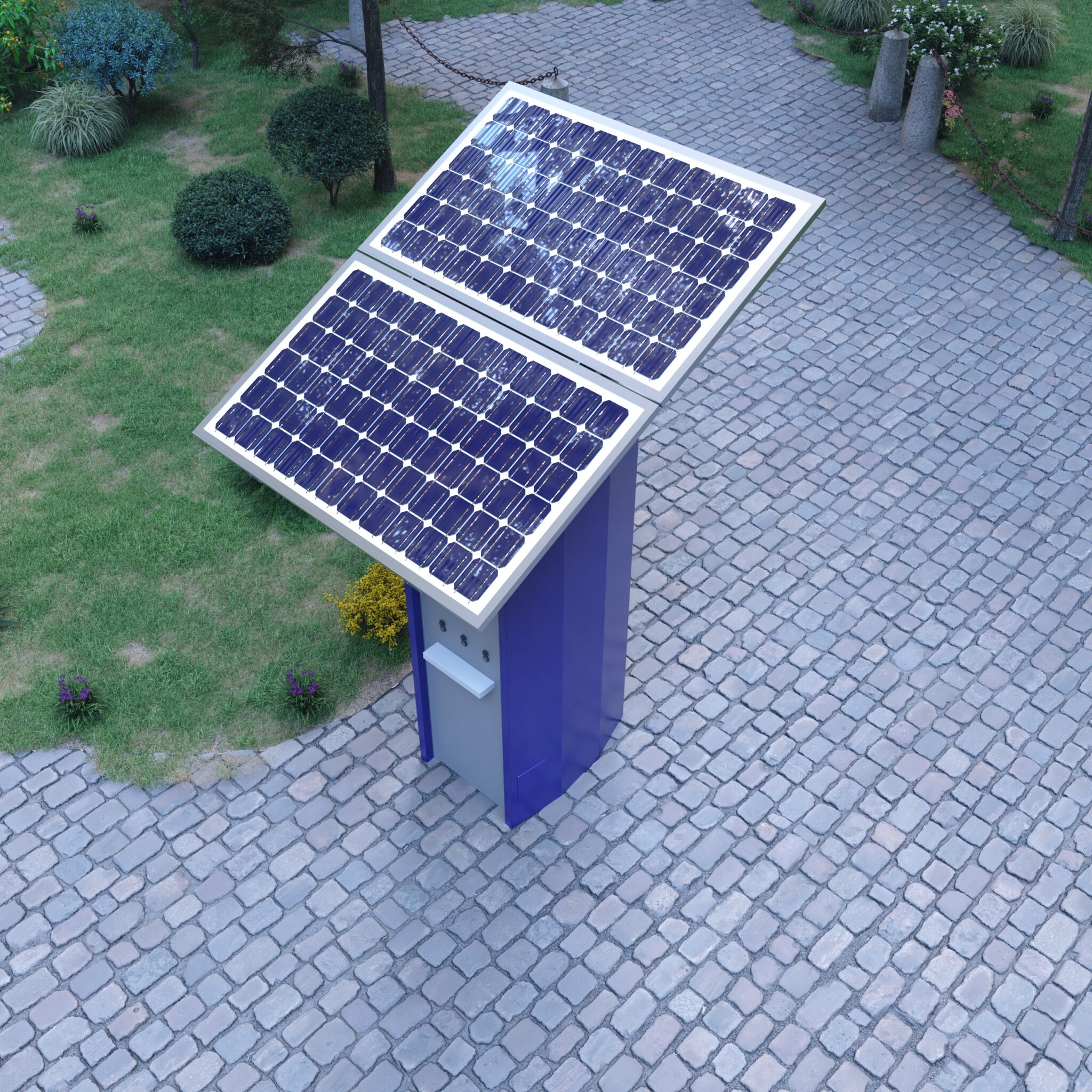 Totem Solar – AyC Bancos Urbanos